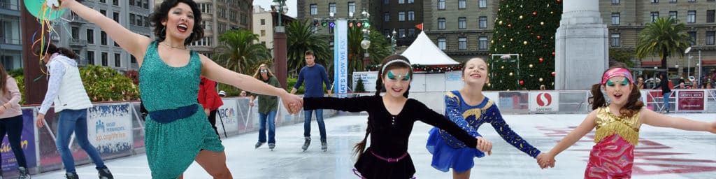Ice Skating SF, Holiday Ice Rink, Union Square
